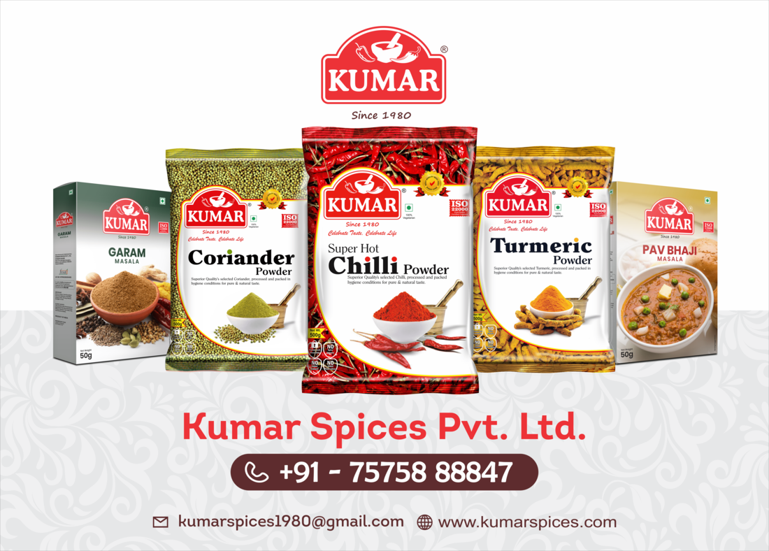 Kumar Masala | Manufacturer Wide Range of Spices, Blended Spices